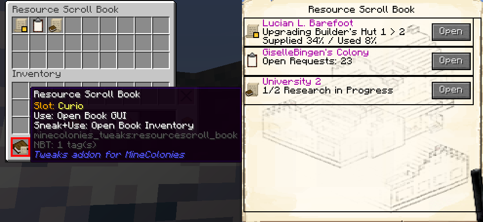 Tweaks addon for MineColonies - Gallery - Minecraft Mods - CurseForge
