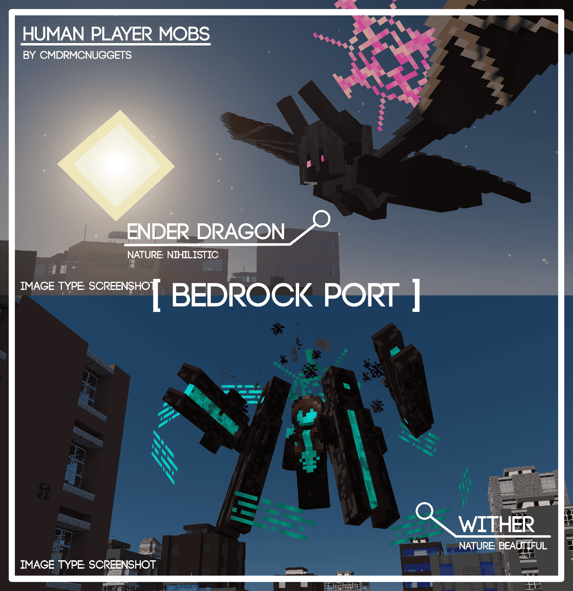 [ Bedrock ] Human Player Mobs - Minecraft Bedrock Texture Packs ...