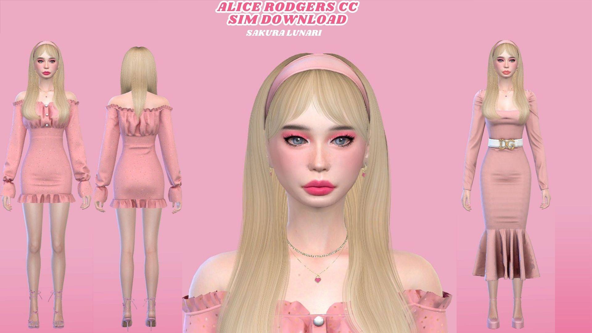 Alice Rodgers CC - The Sims 4 Sims / Households - CurseForge