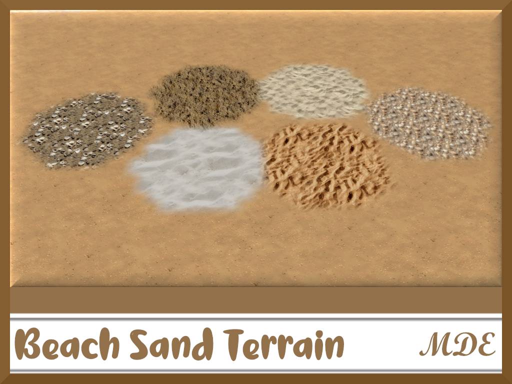 Beach Sand Terrain Set - Gallery - The Sims 4 Build / Buy - CurseForge