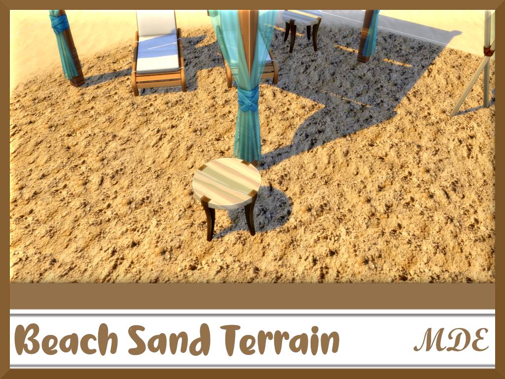 Beach Sand Terrain Set - Gallery - The Sims 4 Build / Buy - CurseForge