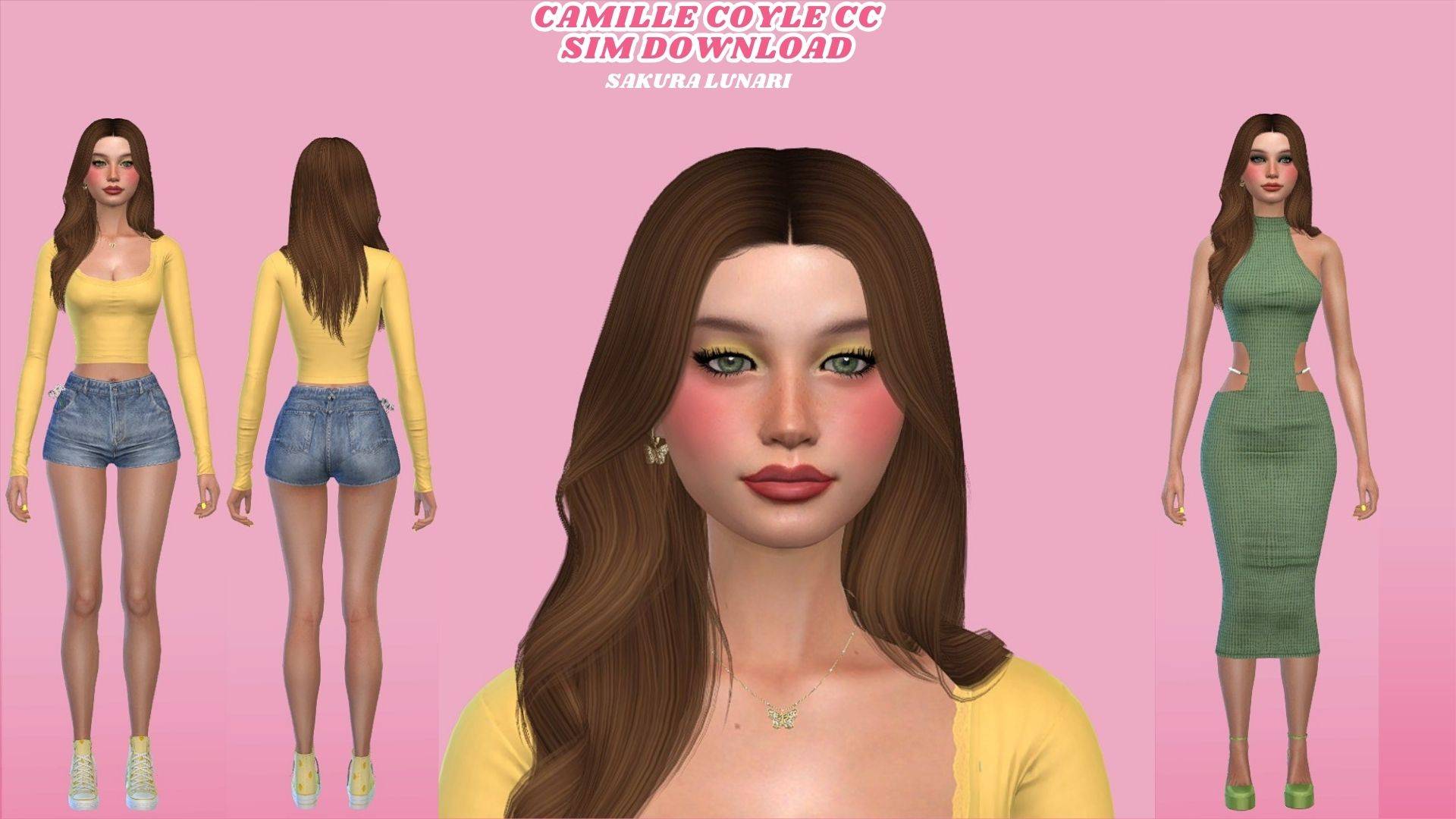 Camille Coyle CC - The Sims 4 Sims / Households - CurseForge