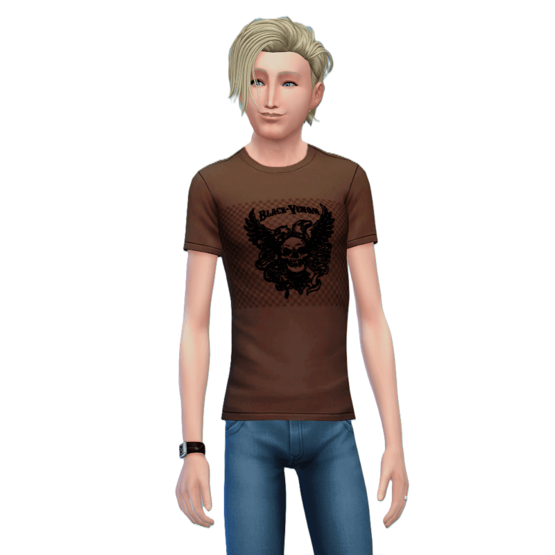 Teen Boy Punk Rock Shirt - Gallery - The Sims 4 Create a Sim - CurseForge