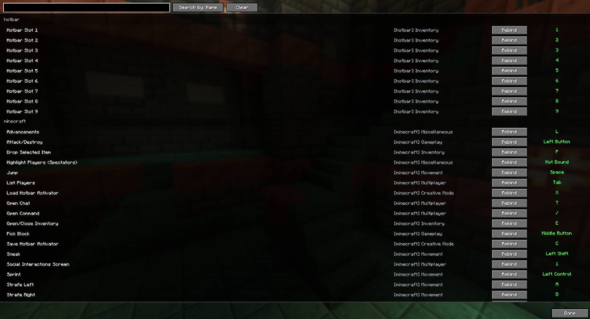 Keybind Search (NeoForge) - Minecraft Mods - CurseForge