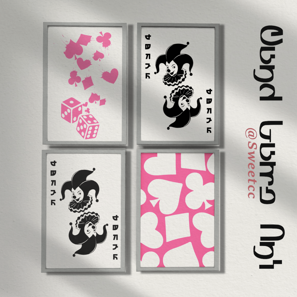 Sweetcc - Card Game Art Theme - Gallery - The Sims 4 Build / Buy ...