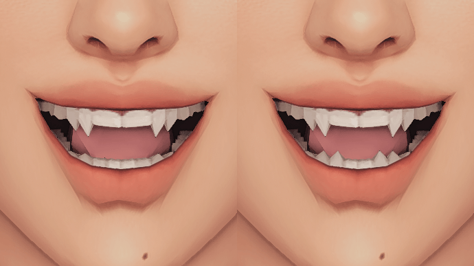 Teeths Occult 01 - Gallery - The Sims 4 Create a Sim - CurseForge