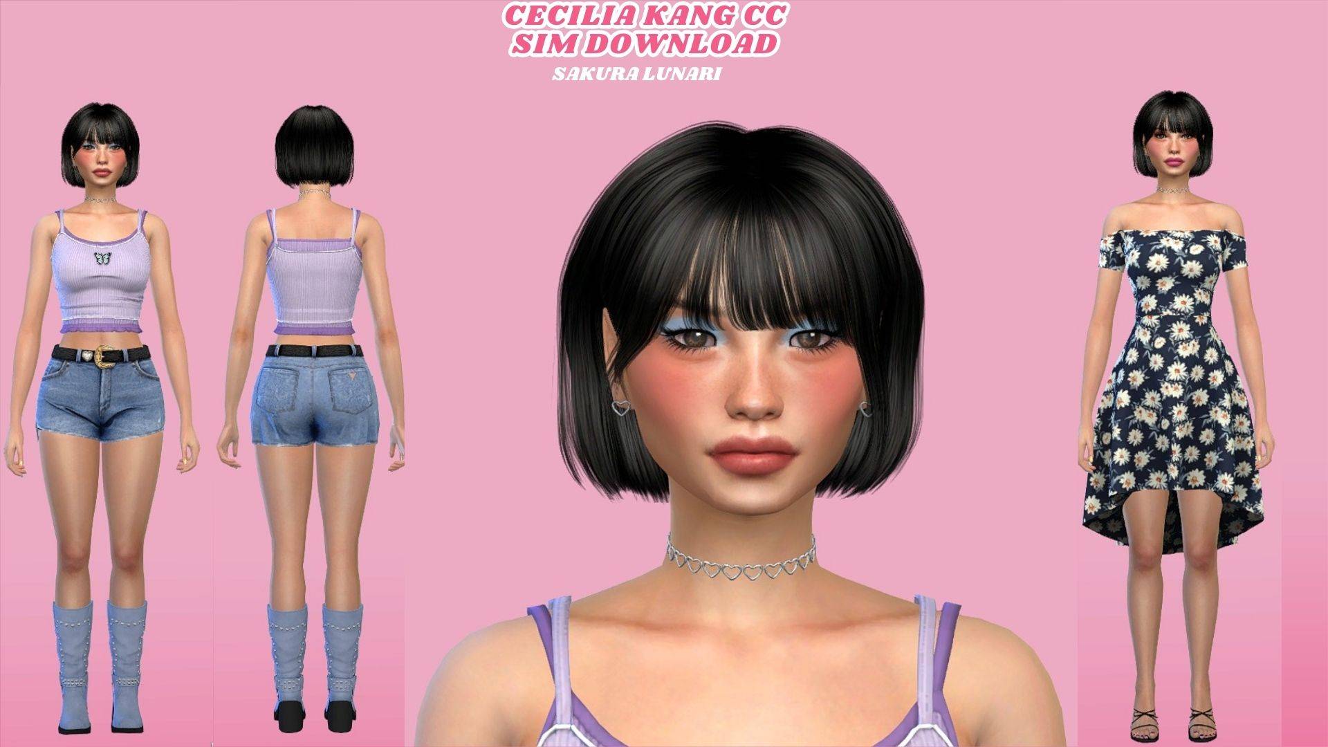 Cecilia Kang CC - The Sims 4 Sims / Households - CurseForge