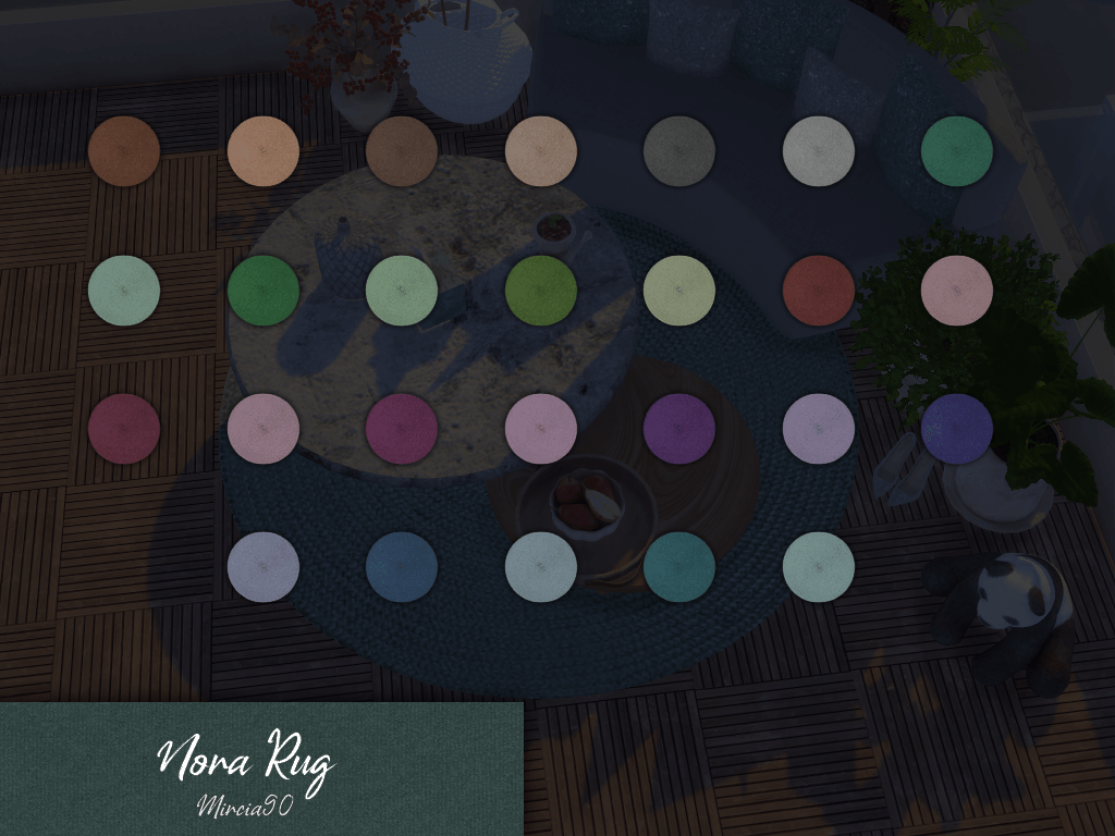 Nora Rug - Gallery - The Sims 4 Build / Buy - CurseForge