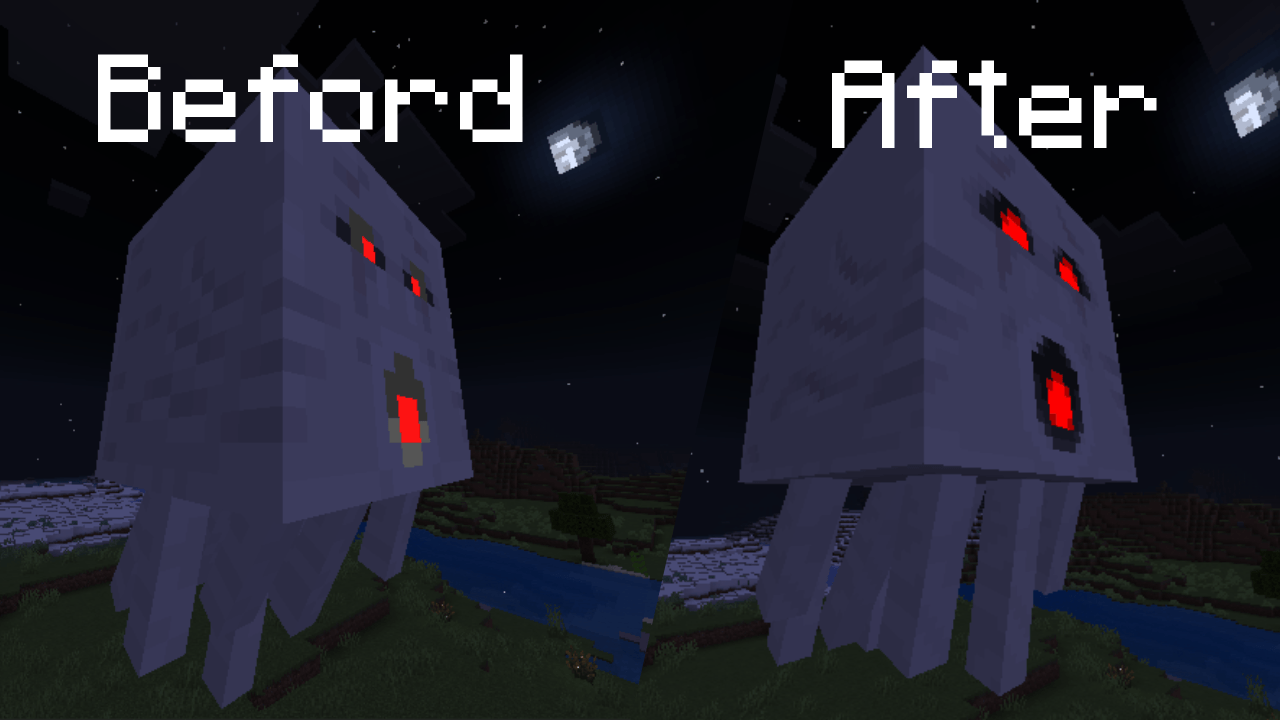 The new emissive ghast texture - Gallery - Minecraft Bedrock Texture ...