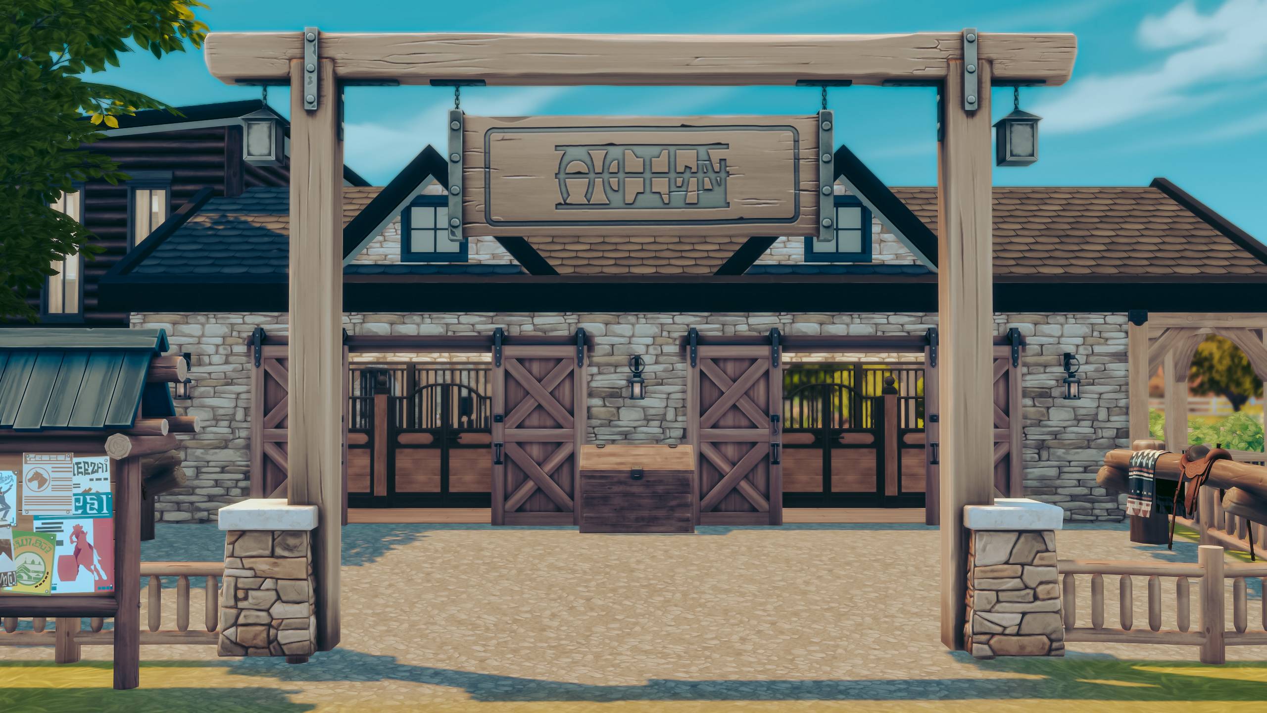 Modern Horse Ranch, NO CC, 64X64 - Gallery - The Sims 4 Rooms / Lots ...