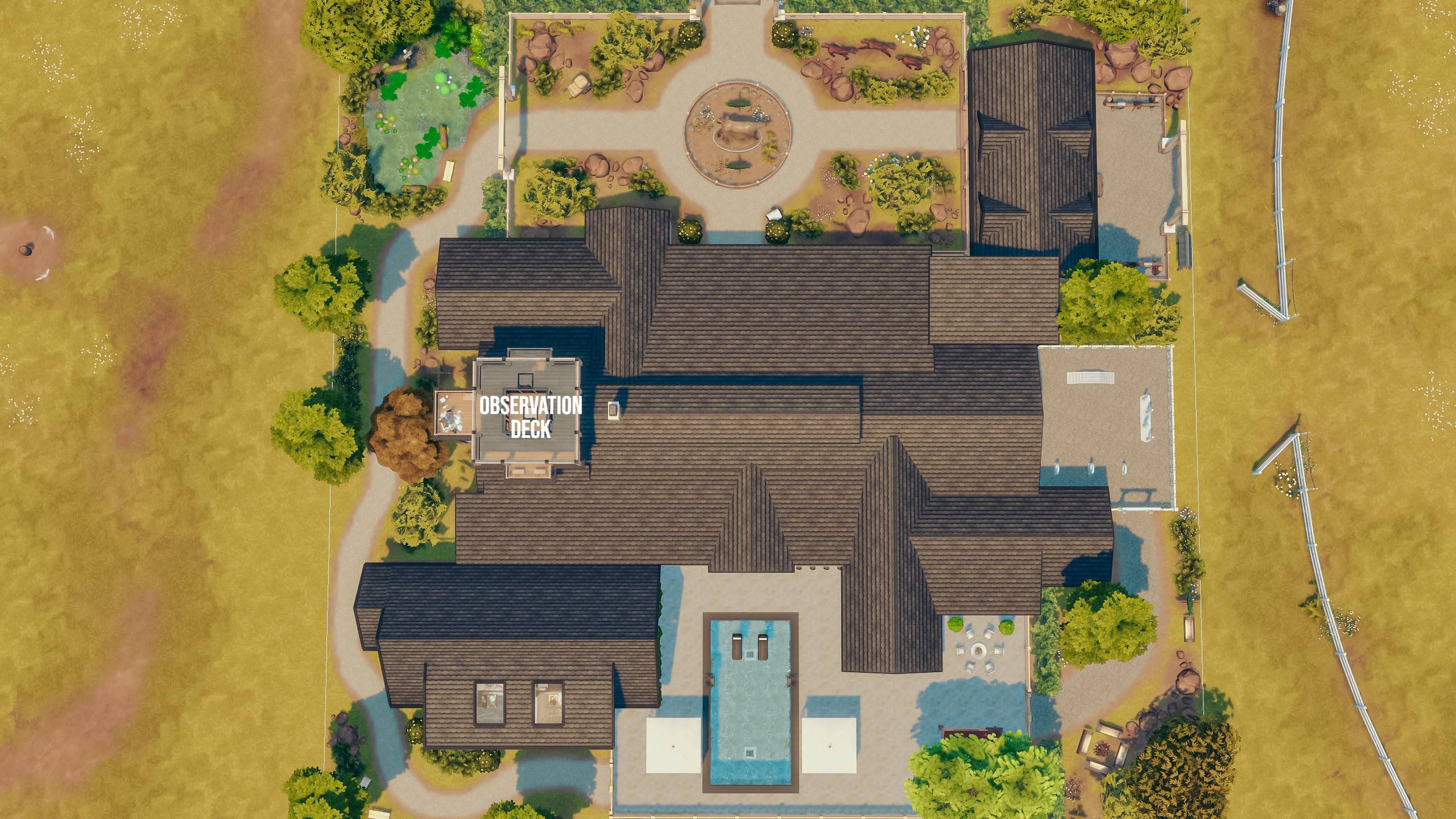 Modern Horse Ranch, NO CC, 64X64 - The Sims 4 Rooms / Lots - CurseForge