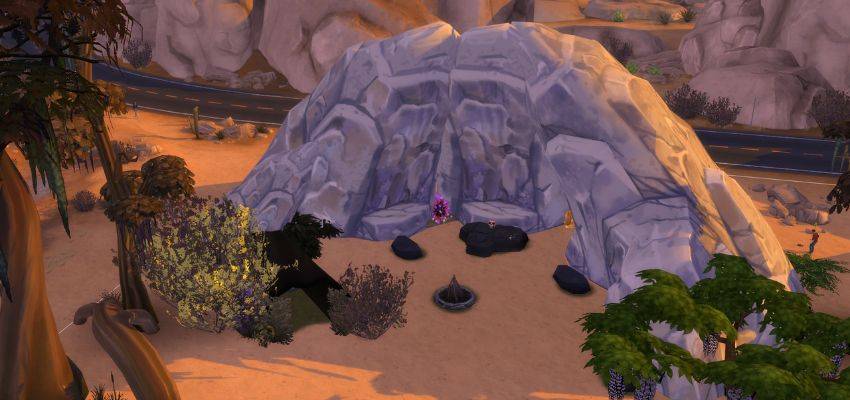 Big prehistoric cave base game - The Sims 4 Rooms / Lots - CurseForge