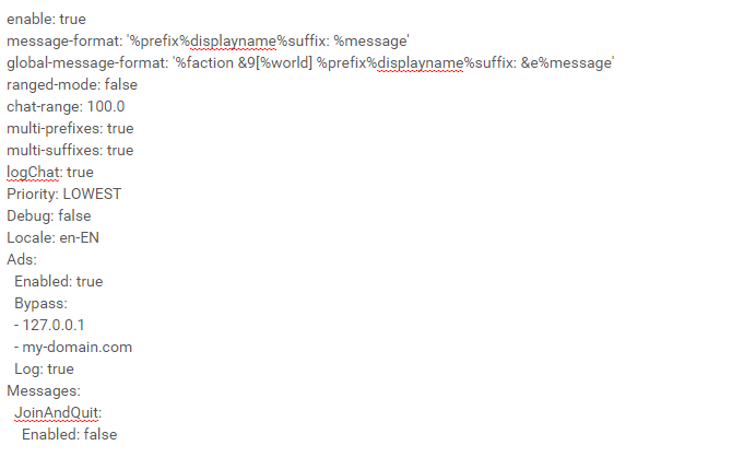 #12 Double Prefixes??? - Issues - ChatEx - Bukkit Plugins - Projects - Bukkit