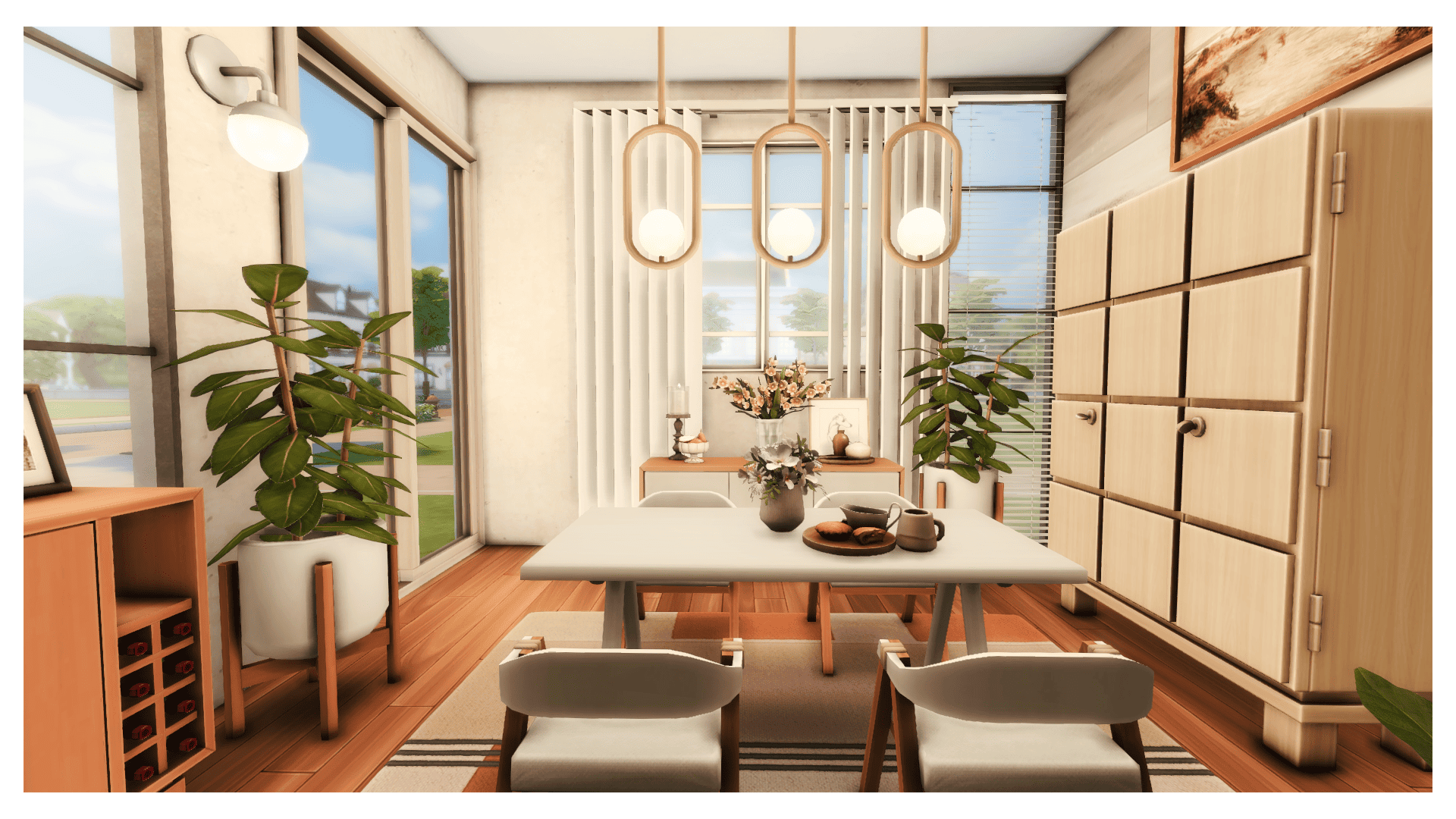 Fio’s Industrial Dining Room - Gallery - The Sims 4 Rooms / Lots ...