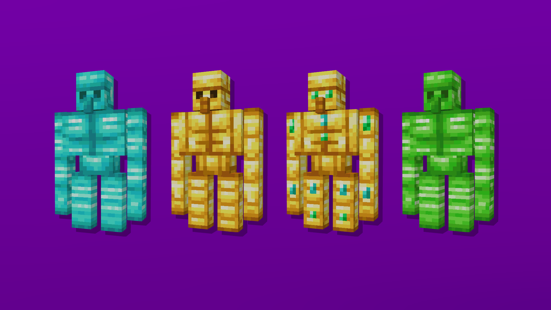 Golems Galore - Gallery - Minecraft Bedrock Texture Packs - CurseForge