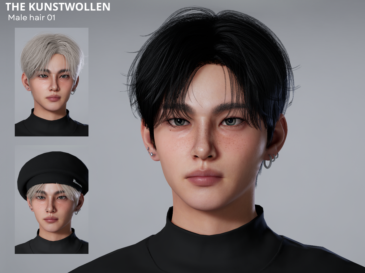 Male hair 01 - Gallery - inZOI Create a Zoi - CurseForge