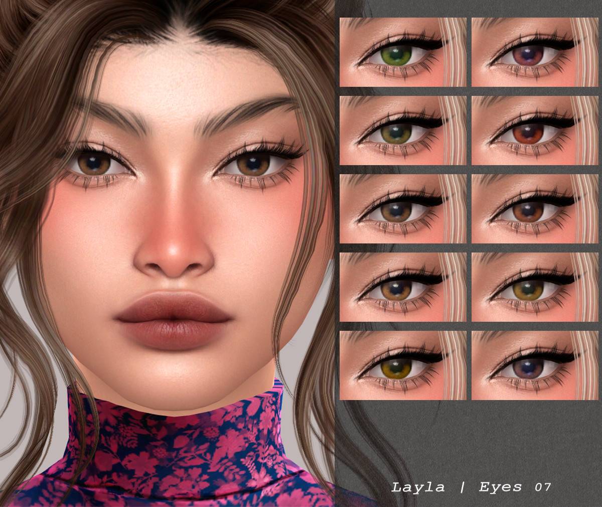 Layla - Eyes L07 - The Sims 4 Create a Sim - CurseForge