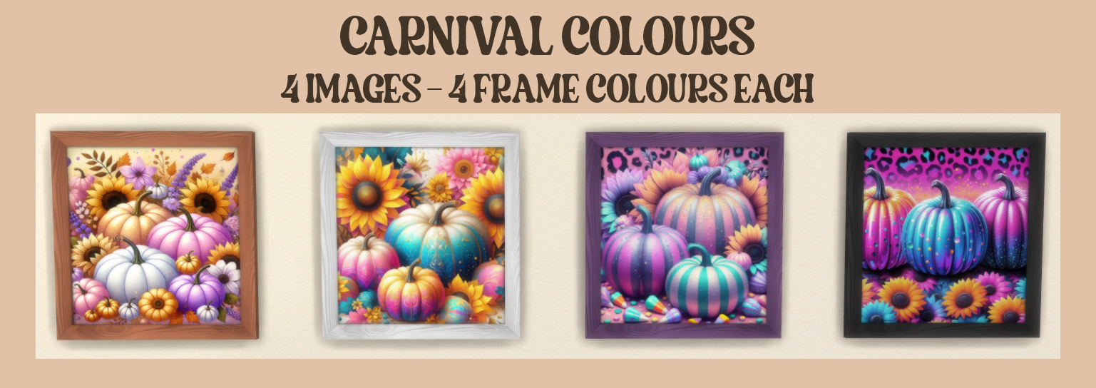 Pumpkins Bundle of Paintings - Gallery - The Sims 4 Build / Buy ...