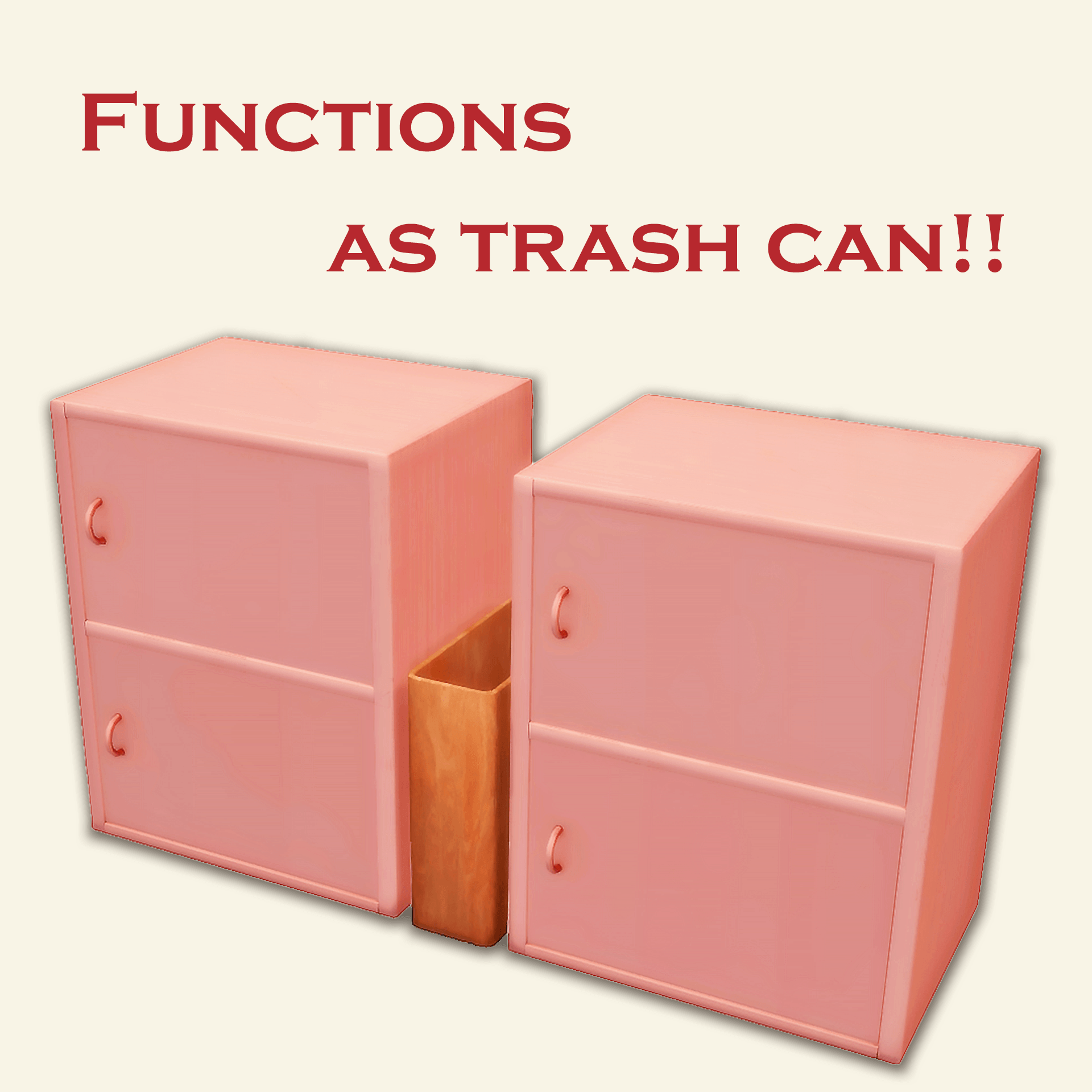Slim and Wide Trash Bin (Colors) - Gallery - The Sims 4 Build / Buy ...