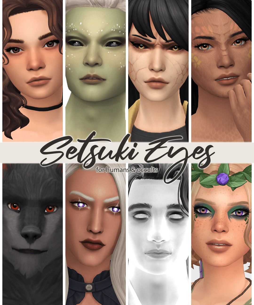 Setsuki Default & Contact Eyes - The Sims 4 Create a Sim - CurseForge