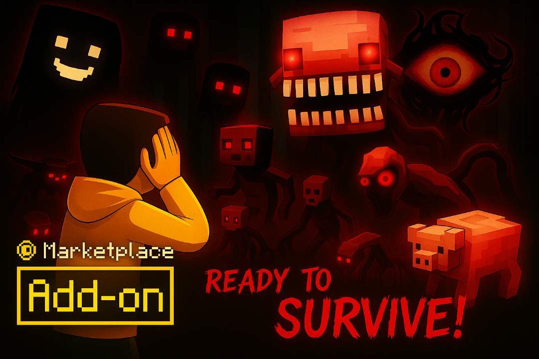 Horror Survival Addon v4.0 , Ready To Survive? - Minecraft Bedrock ...