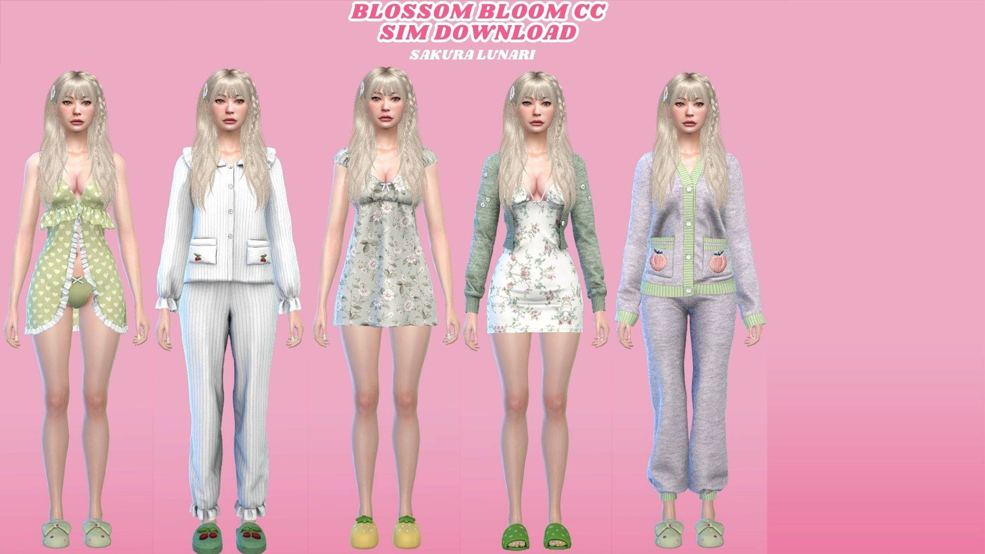 Blossom Bloom CC - The Sims 4 Sims / Households - CurseForge