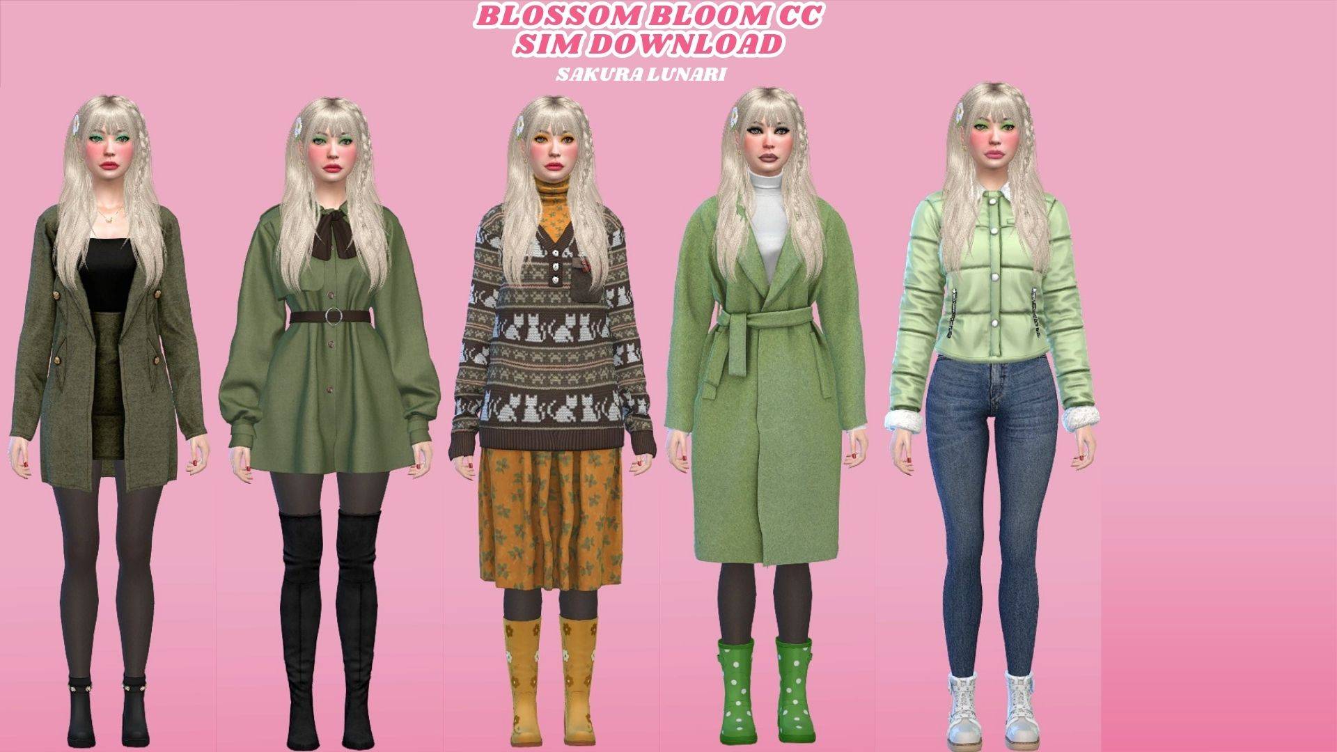 Blossom Bloom CC - The Sims 4 Sims / Households - CurseForge