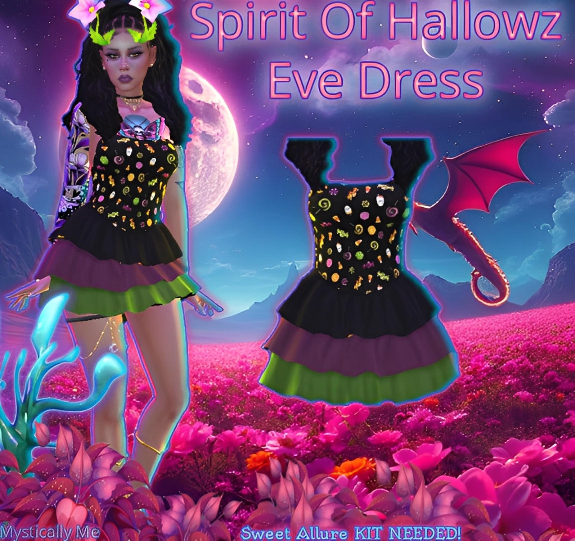 Spirit Of Hallowz Eve Dress - Gallery - The Sims 4 Create a Sim ...