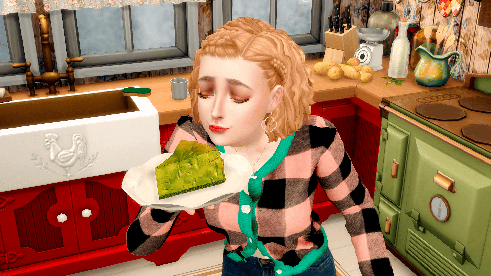 Baked Matcha Cheesecake - Gallery - The Sims 4 Mods - CurseForge