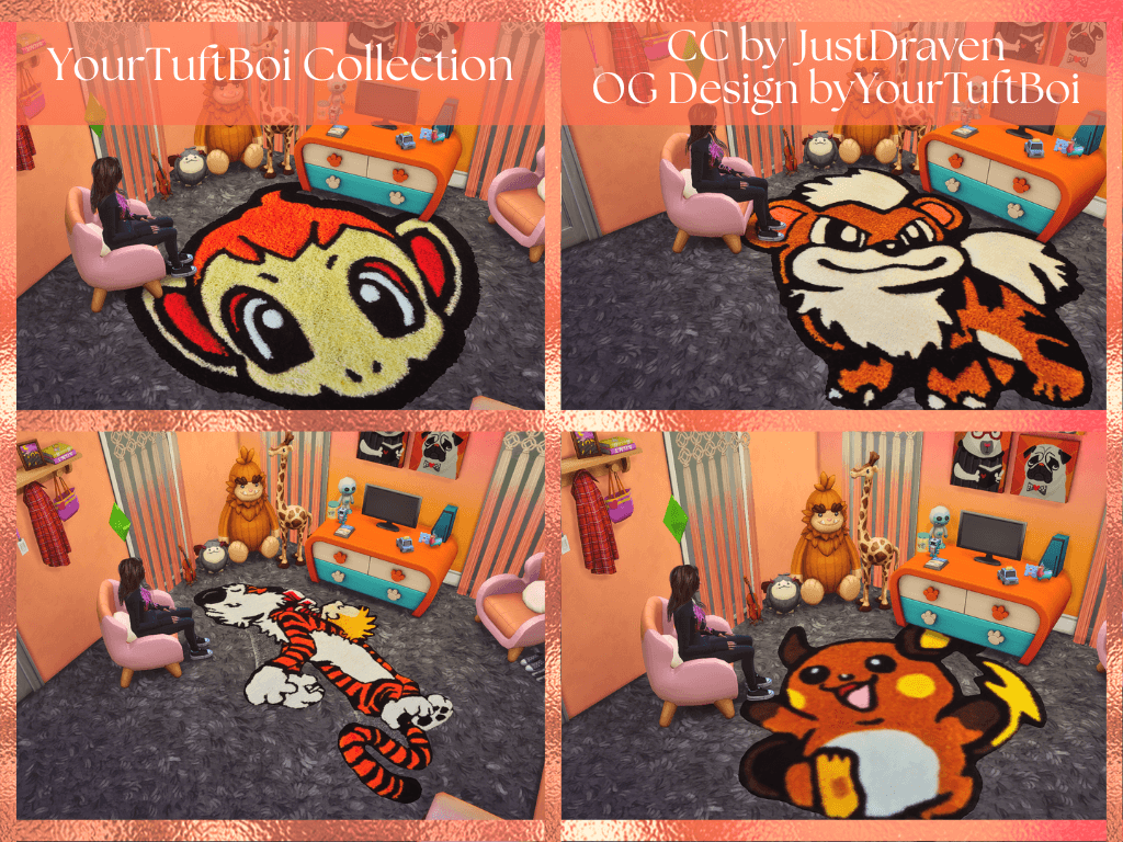 YourTuftBoi Collection - Tufted Rugs - Gallery - The Sims 4 Build / Buy ...