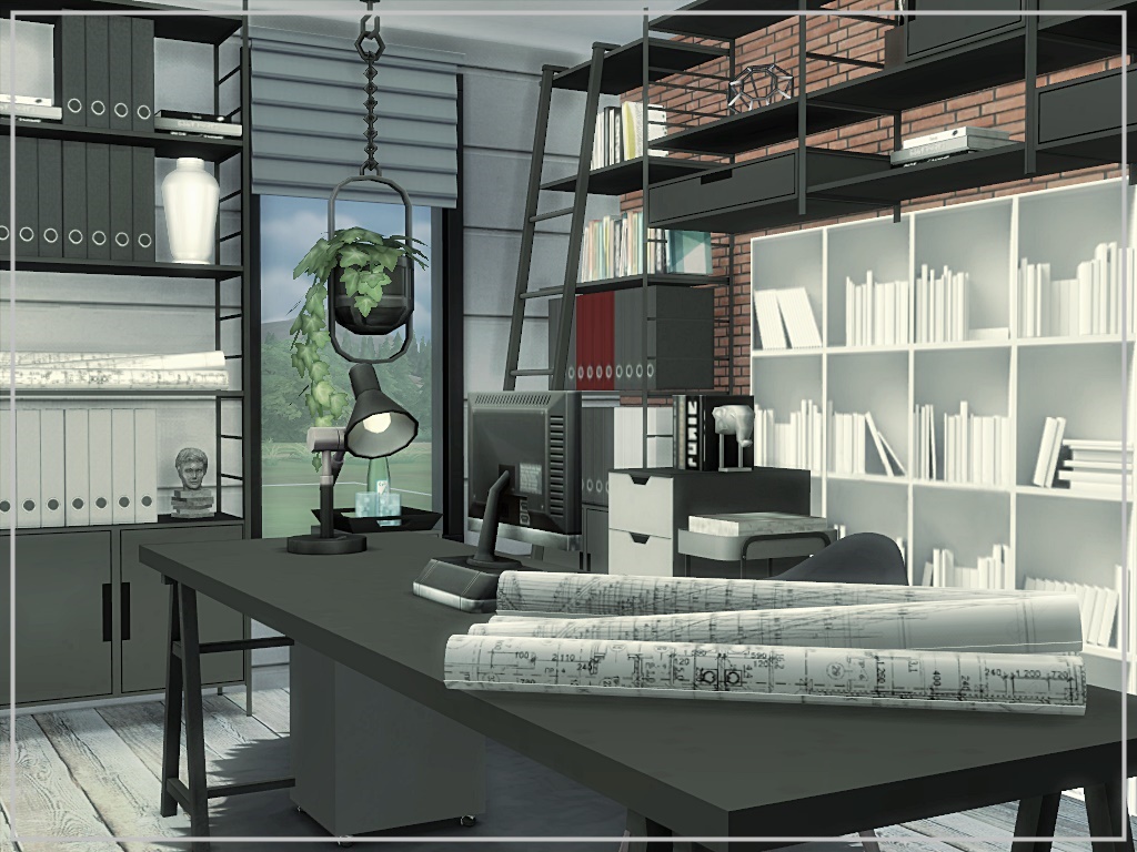 Loft Office Room - Gallery - The Sims 4 Rooms / Lots - CurseForge