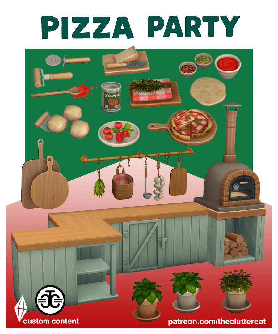 Pizza Party Part I - Gallery - The Sims 4 Build / Buy - CurseForge
