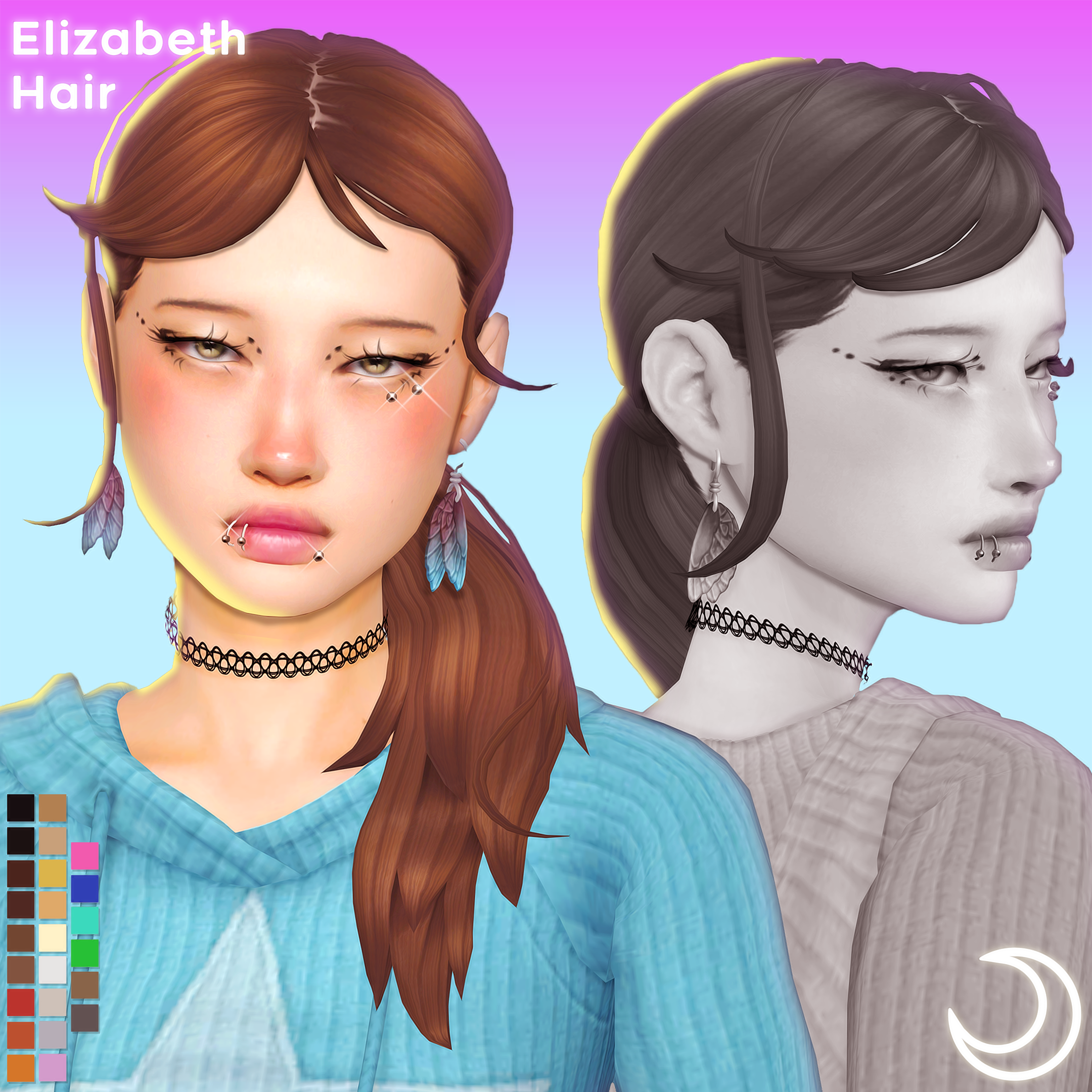 Elizabeth Hairstyle - Gallery - The Sims 4 Create a Sim - CurseForge