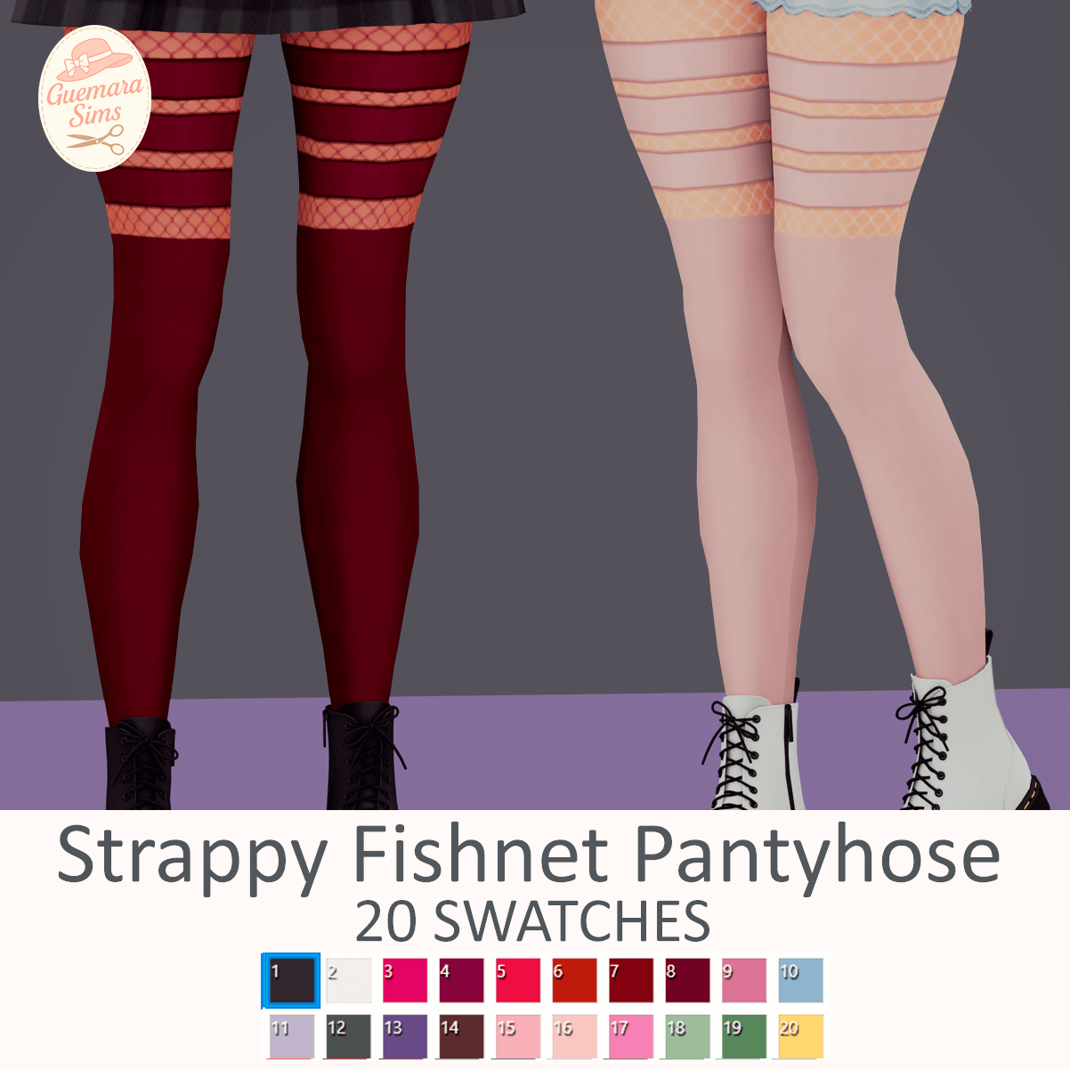 Strappy Fishnet Pantyhose - The Sims 4 Create a Sim - CurseForge