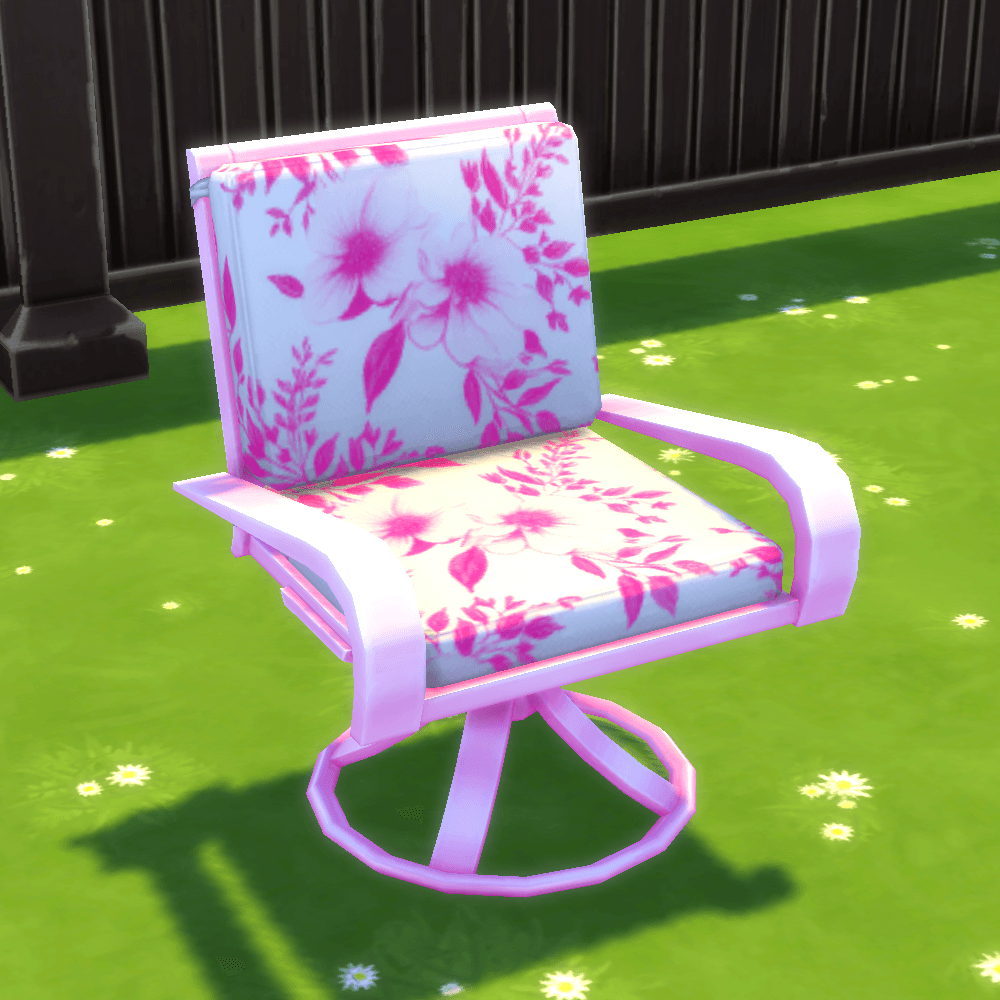 Outdoor Chair Flower recolor - Gallery - The Sims 4 Build / Buy ...