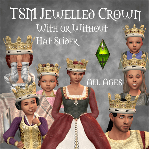 TSM Jewelled Crown - Gallery - The Sims 4 Create a Sim - CurseForge