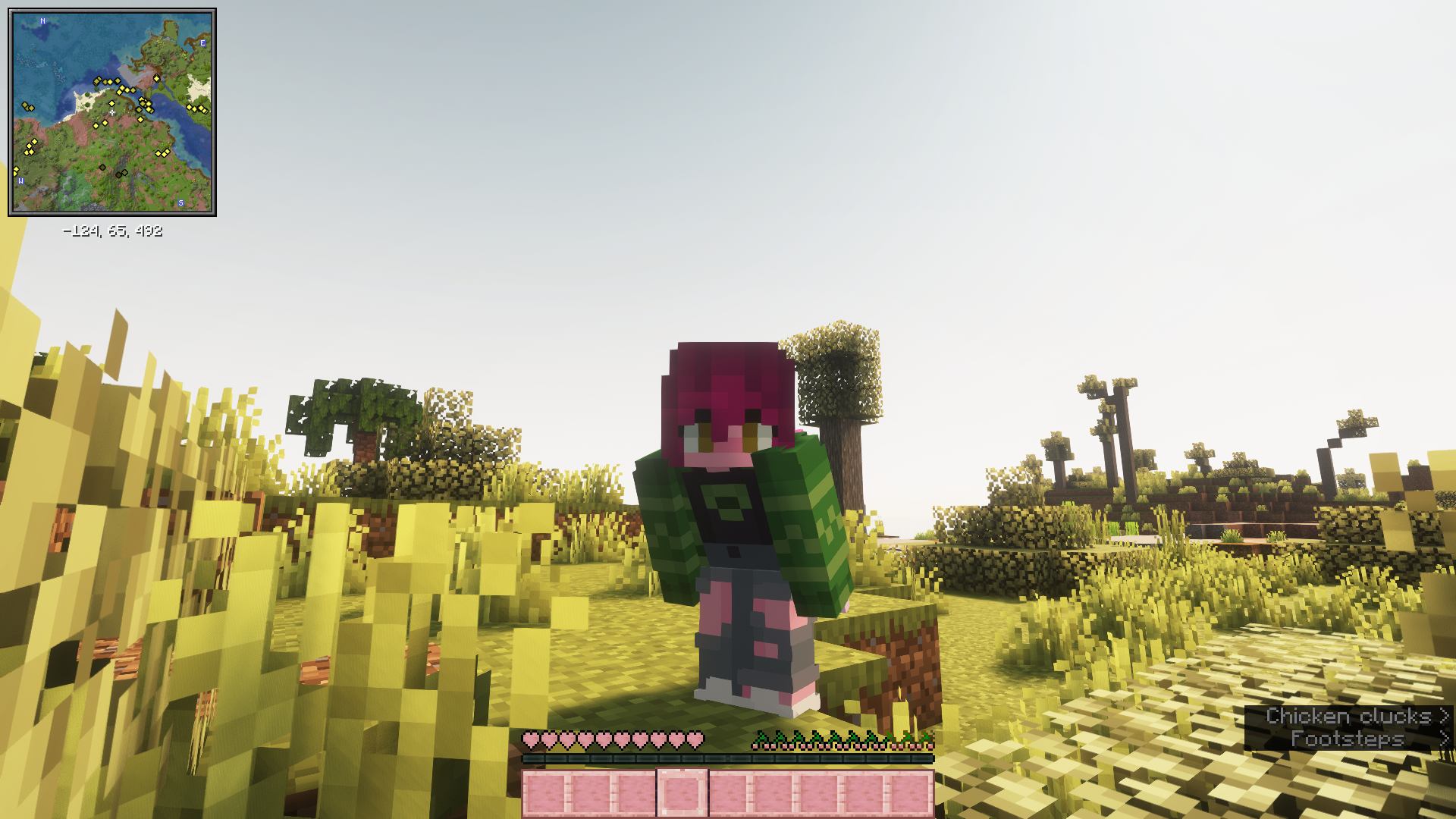 Cosmo's Comfy Cherry GUI Overhaul - Minecraft Resource Packs - CurseForge