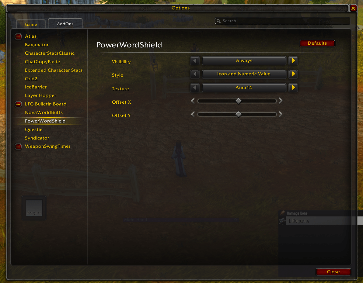 Priest Shield Tracker - Power Word: Shield - World of Warcraft Addons ...