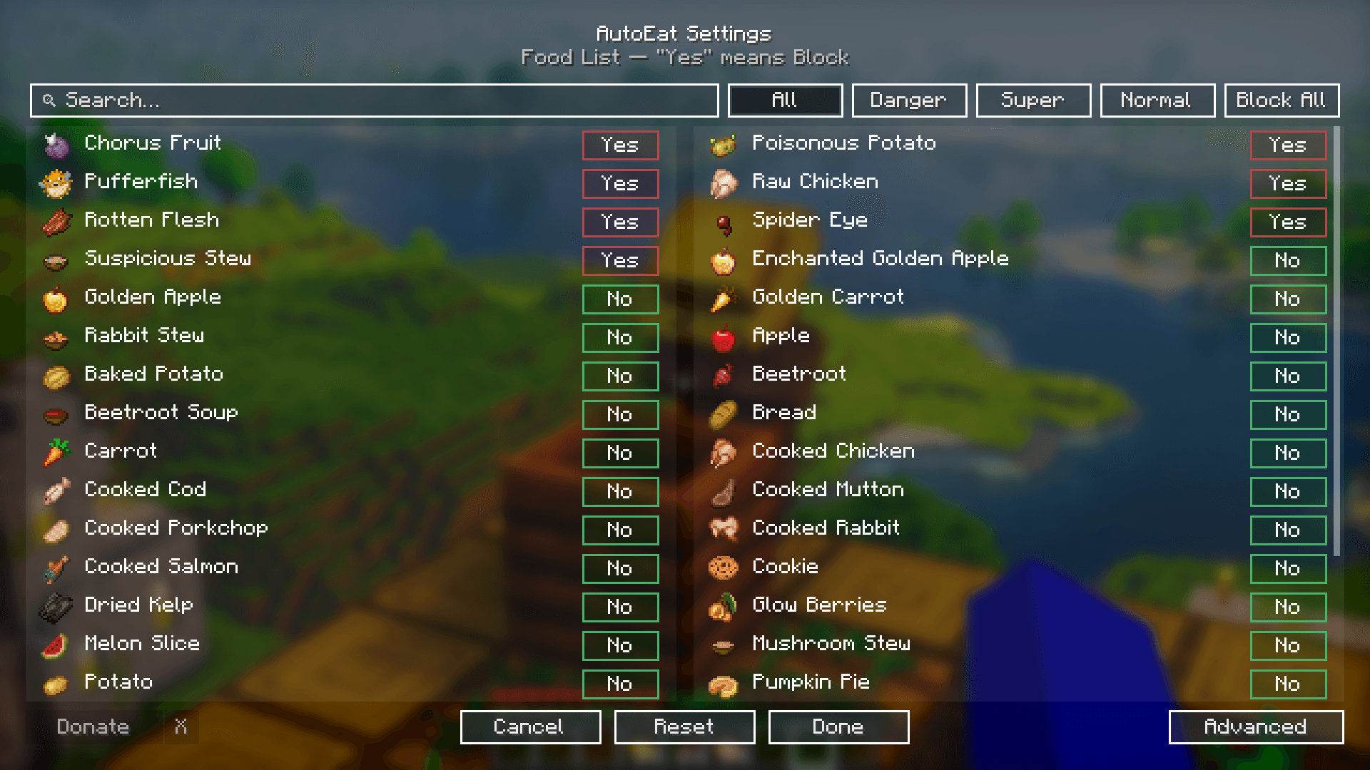 AutoEat - Minecraft Mods - CurseForge