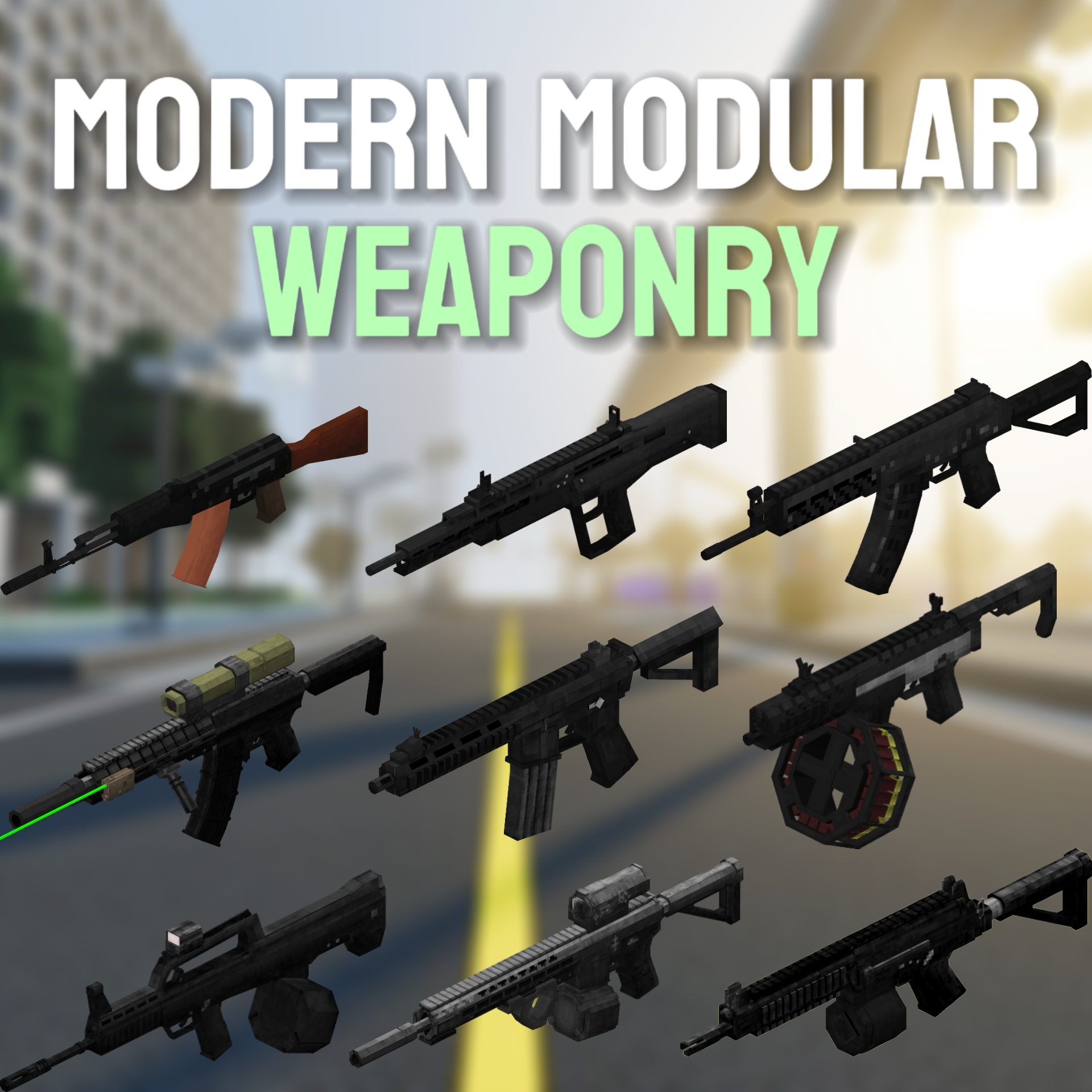 Modern Modular Weaponry - Gallery - Minecraft Bedrock Addons - CurseForge