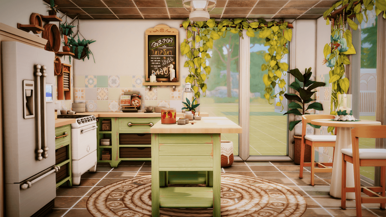 Basil Bloom Kitchen - No CC - Gallery - The Sims 4 Rooms / Lots ...