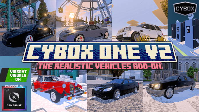 CYBOX ONE Vehicles Collection V2 with fLUX Engine - Minecraft Bedrock ...