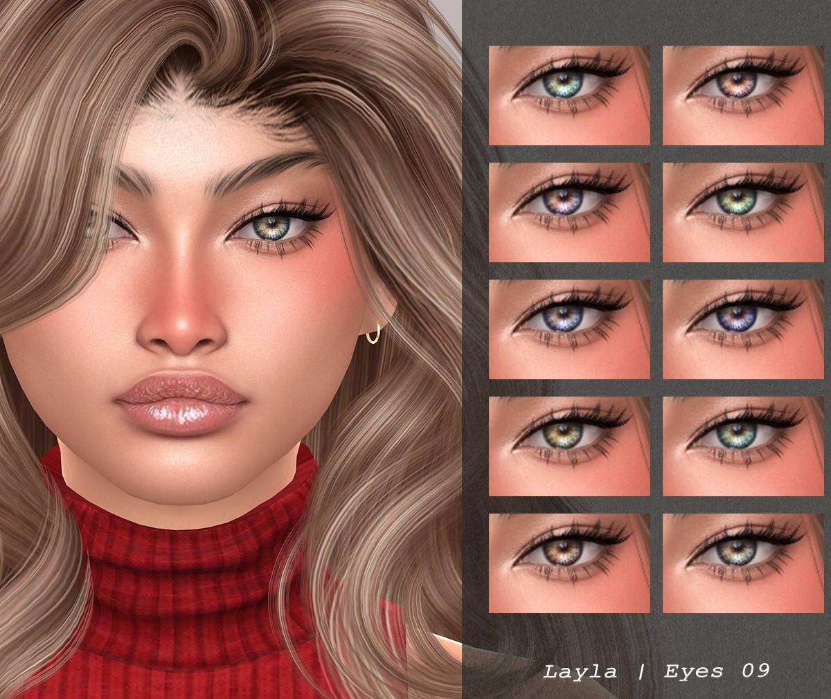 Layla - Eyes L09 - Gallery - The Sims 4 Create a Sim - CurseForge