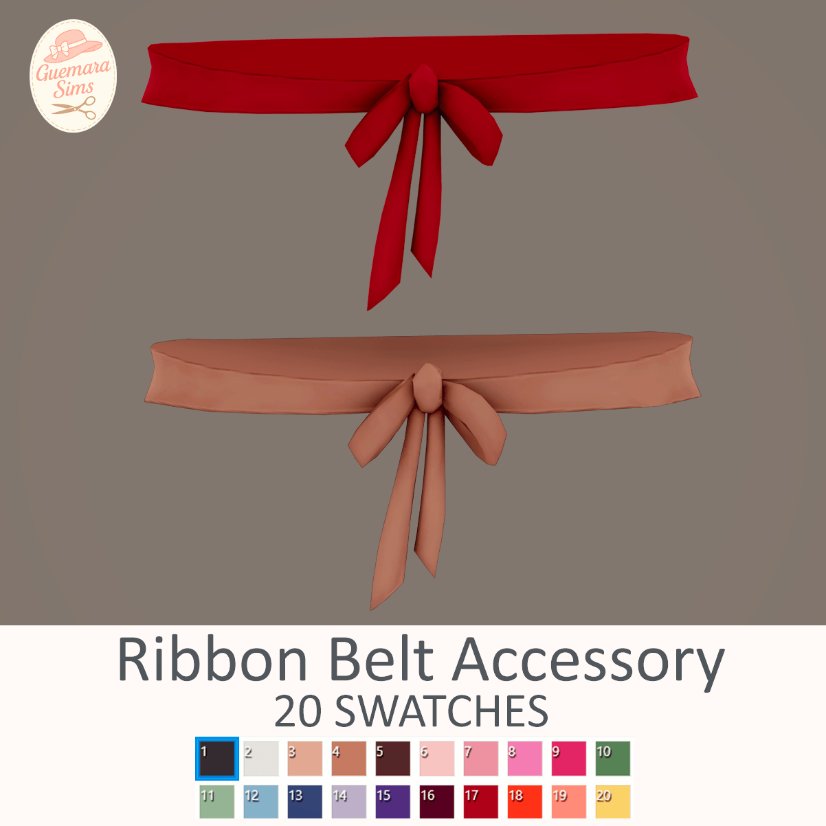 Ribbon Belt Accessory - The Sims 4 Create a Sim - CurseForge