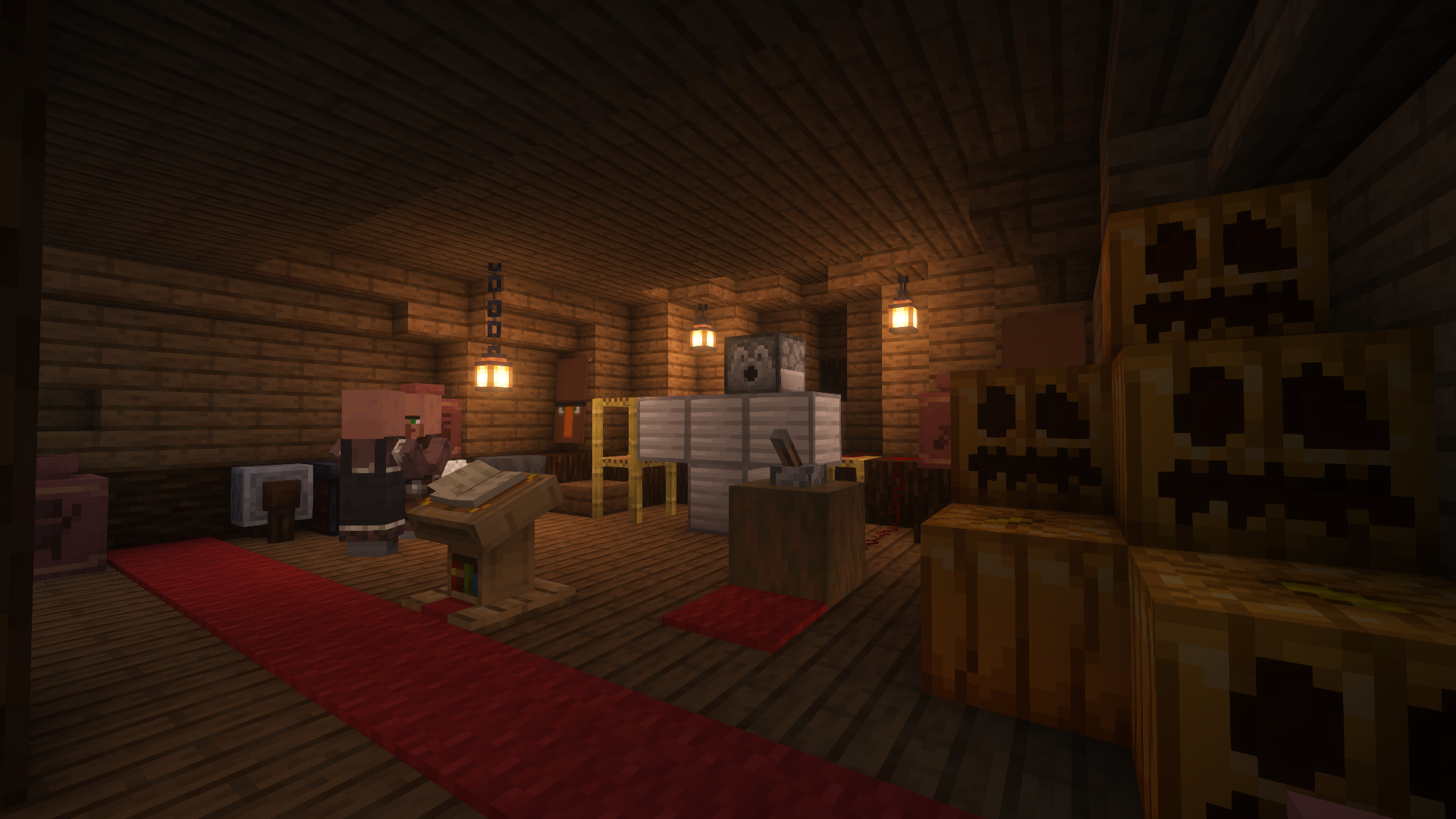 Villager Warship Minecraft Mod