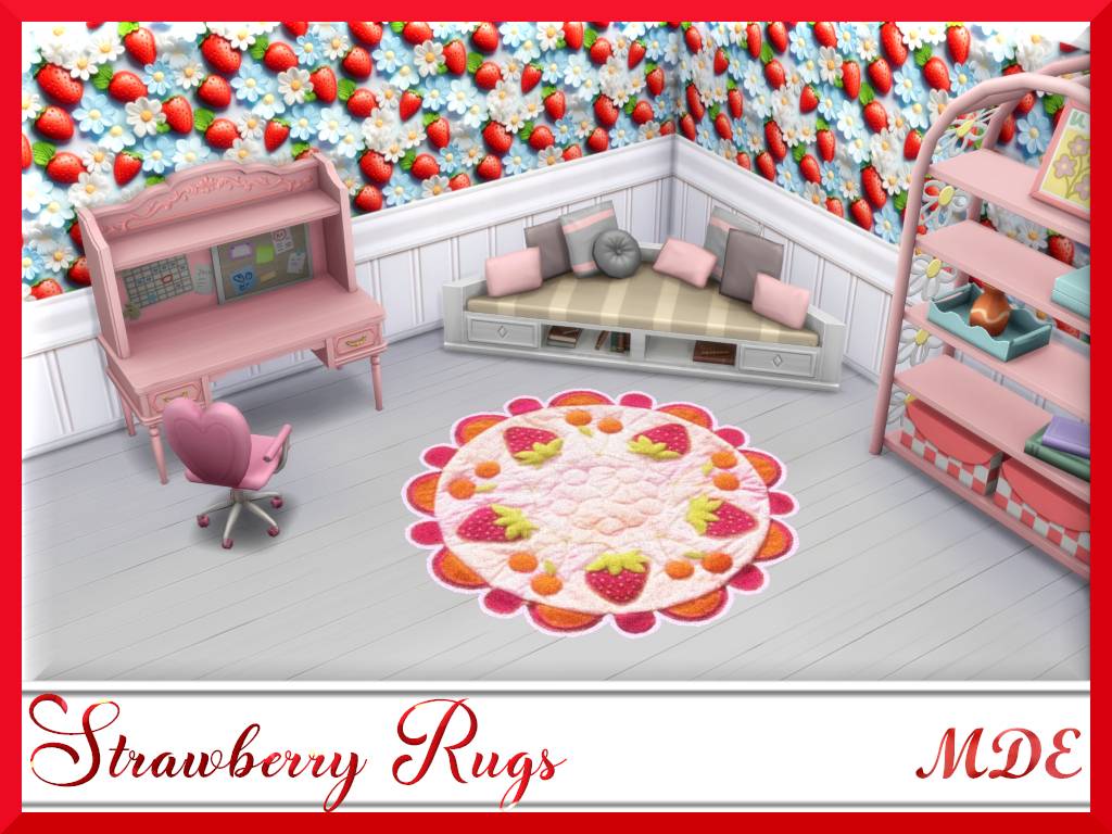 Strawberry Rugs - Gallery - The Sims 4 Build / Buy - CurseForge