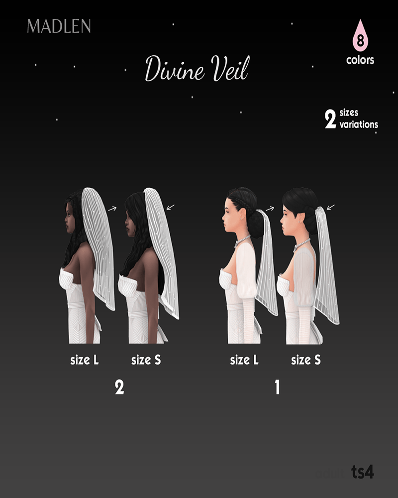 Divine Veil Set - The Sims 4 Create a Sim - CurseForge
