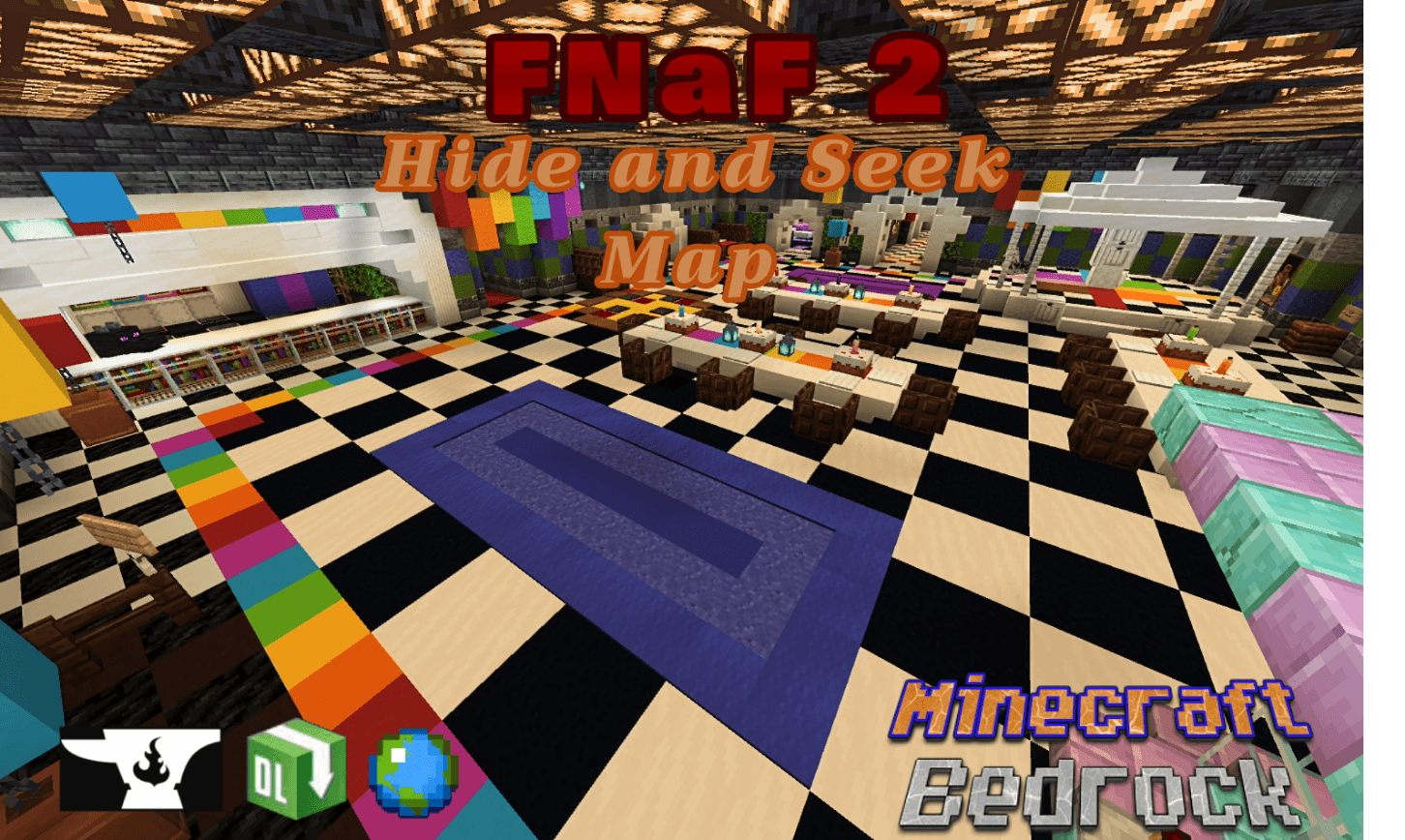FNaF 2 Pizzeria GAME Hide and Seek Map - Gallery - Minecraft Bedrock ...