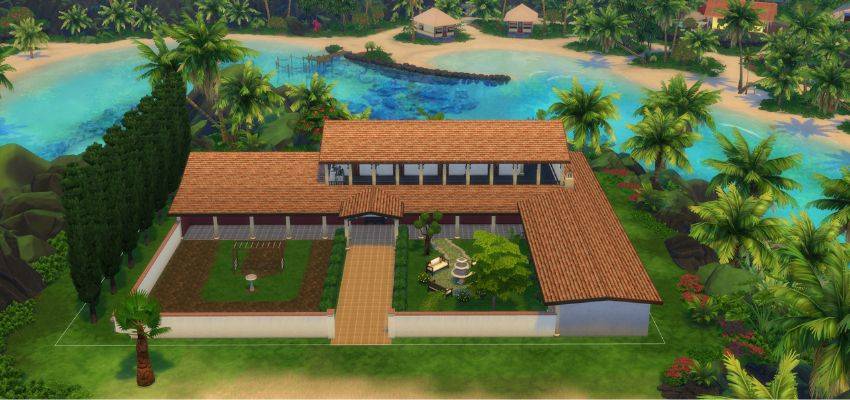 Historic roman antique villa base game - Gallery - The Sims 4 Rooms ...