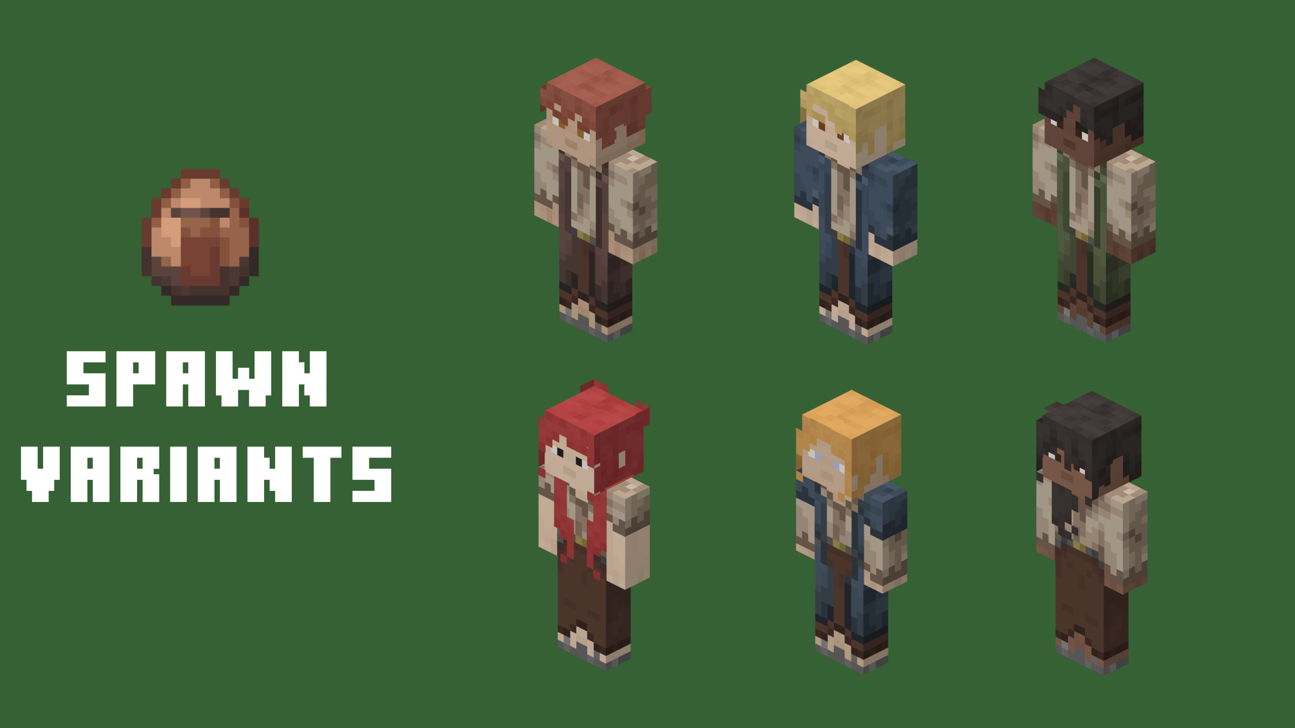 Vanilla Humanoid Villagers - Minecraft Bedrock Texture Packs - CurseForge